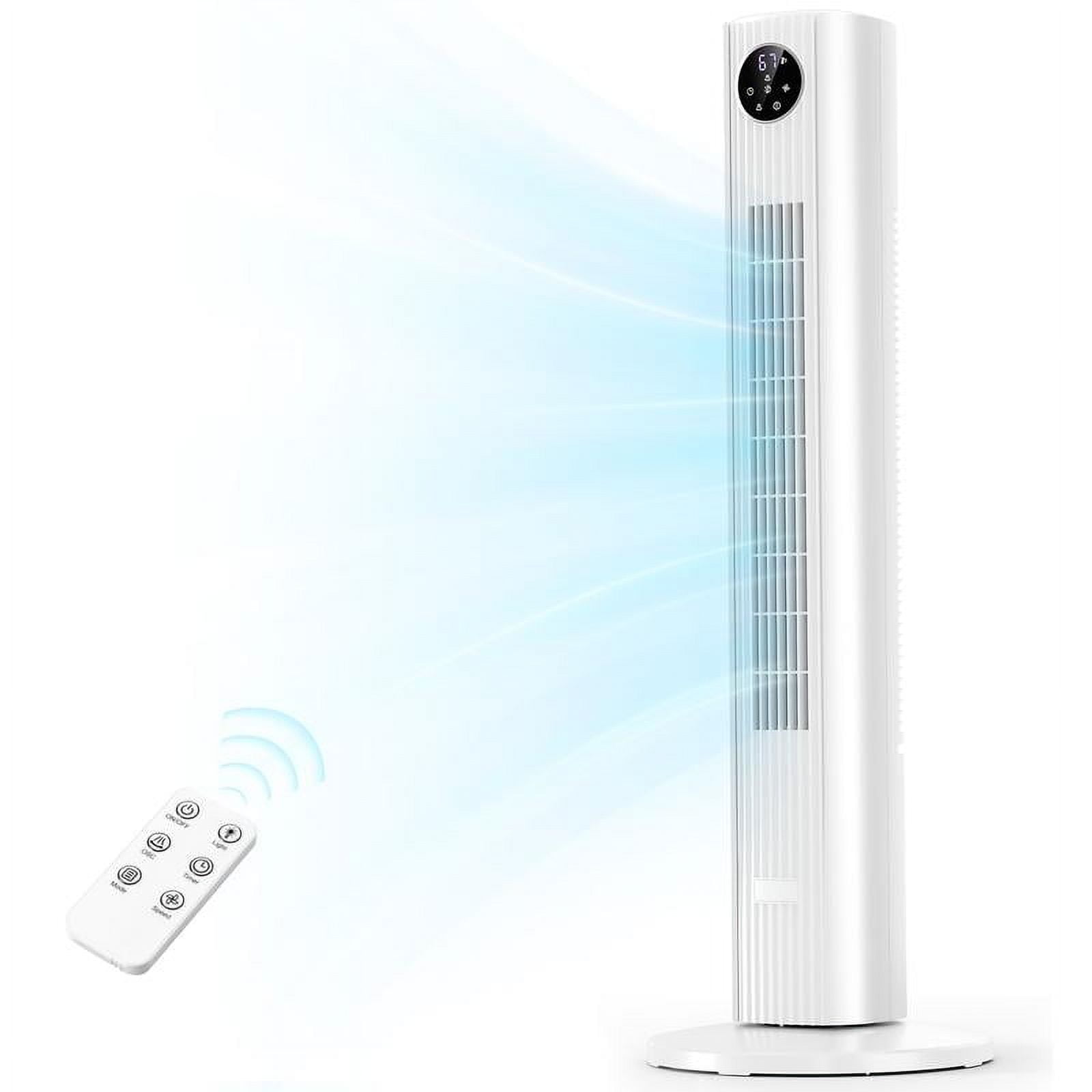 Antarctic Star Tower Fan Portable Electric 85° Oscillating Fan with ...