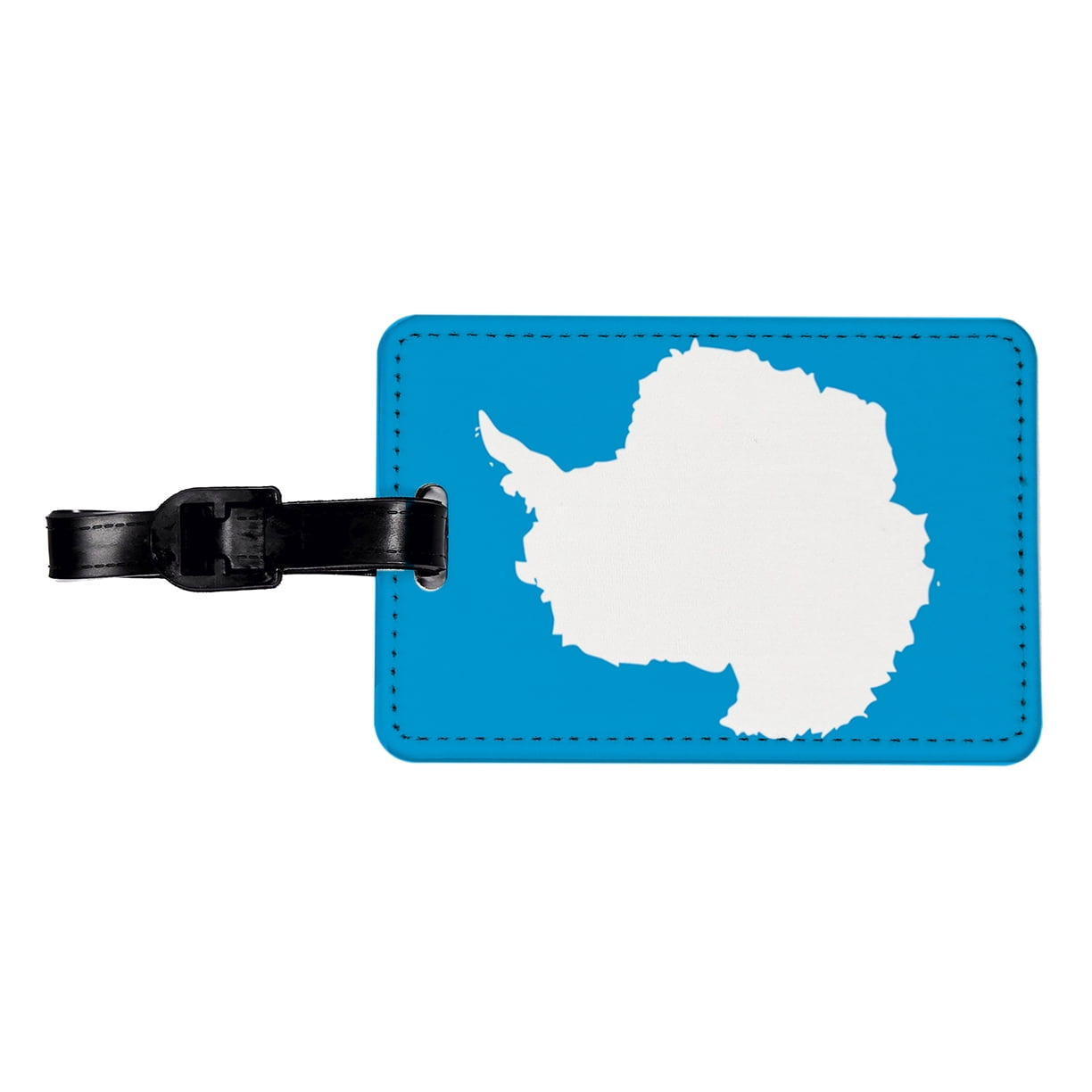Antarctica Country Flag Faux Leather Travel Luggage Tag - Walmart.com