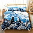 Antarctica Landscape King Duvet Cover Lovely Penguin Bedding Set ...