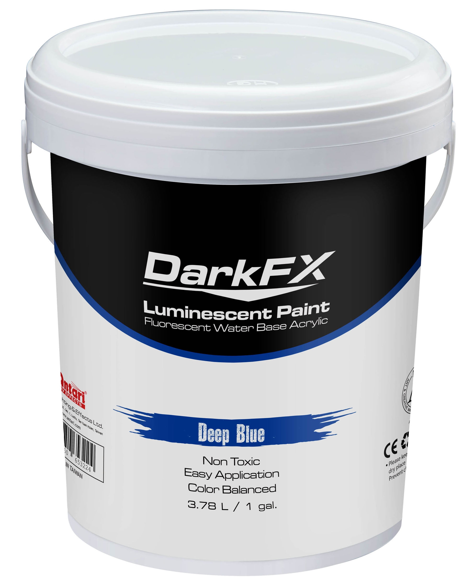 Antari DarkFX Luminescent UV Paint - DEEP BLUE - Walmart.com