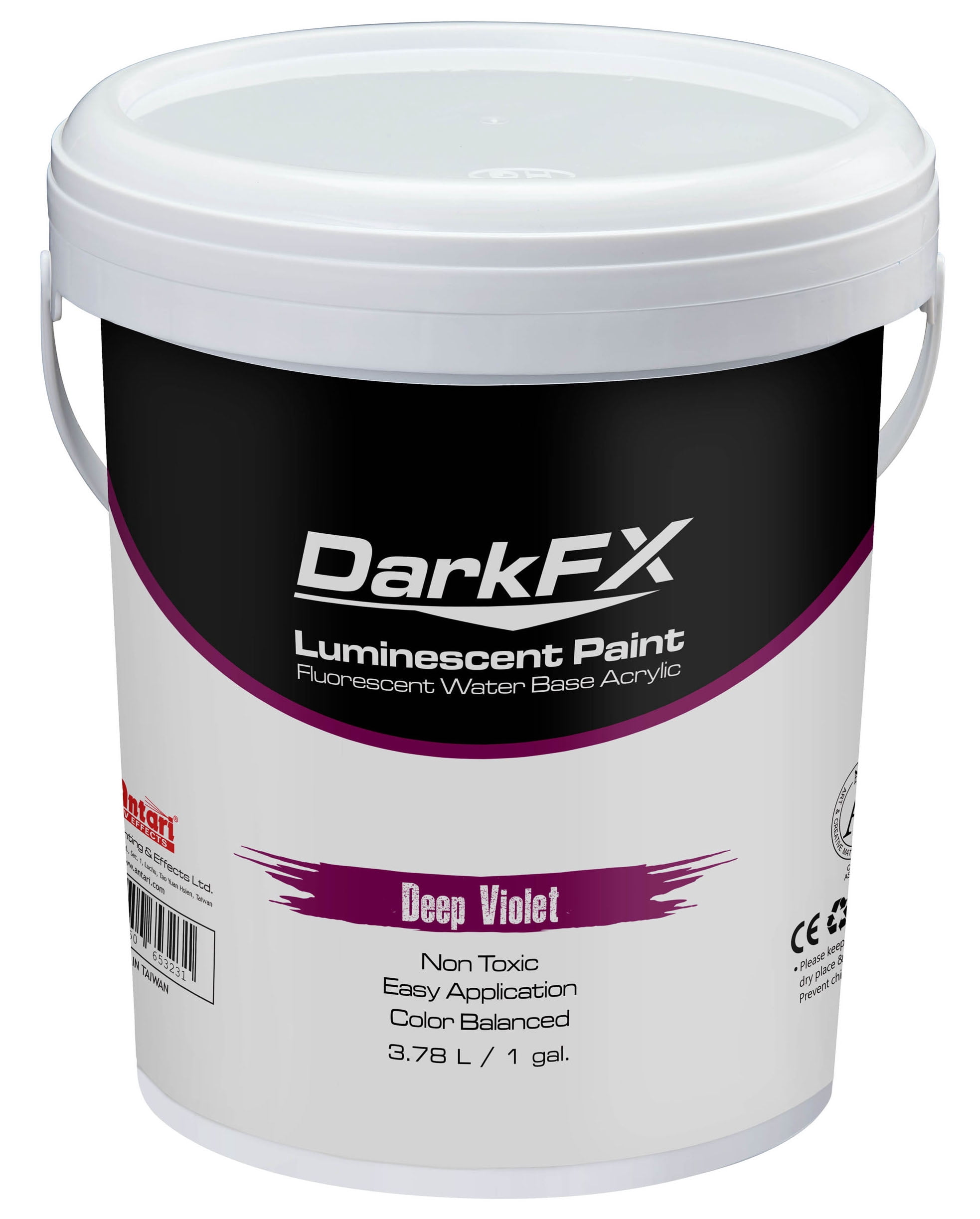 Antari DarkFX Luminescent UV Paint - DEEP VIOLET - Walmart.com
