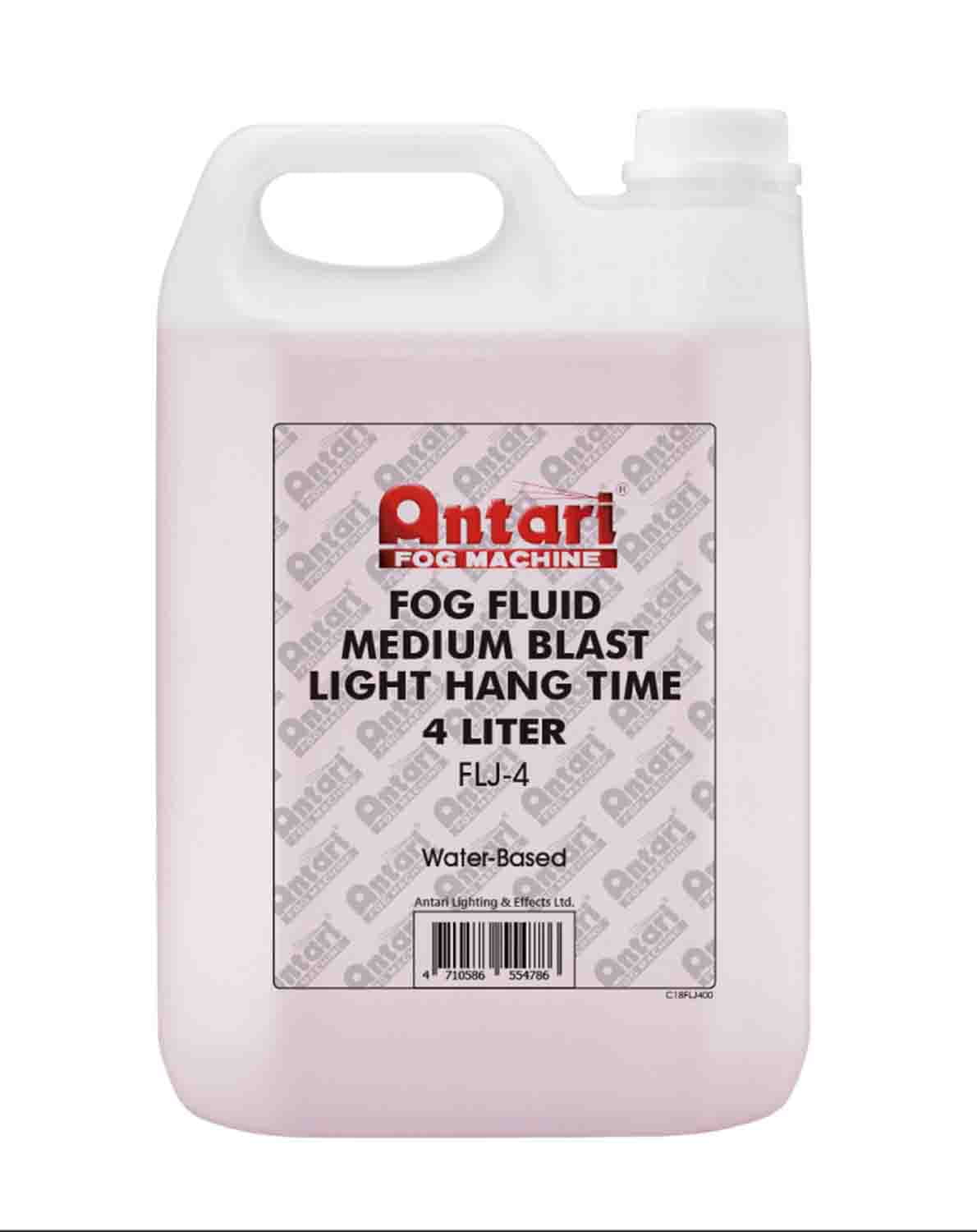 Antari FLJ-4 Light Hang Time Fog Fluid - 4L Bottle - Walmart.com