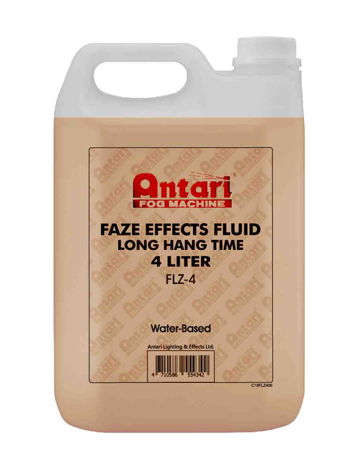 Antari FLZ-4 Premium Water Based Fazer Fluid - 4L Bottle - Walmart.com