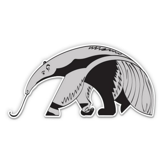 Anteater - 3" Vinyl Sticker - For Car Laptop Water Bottle Phone ...