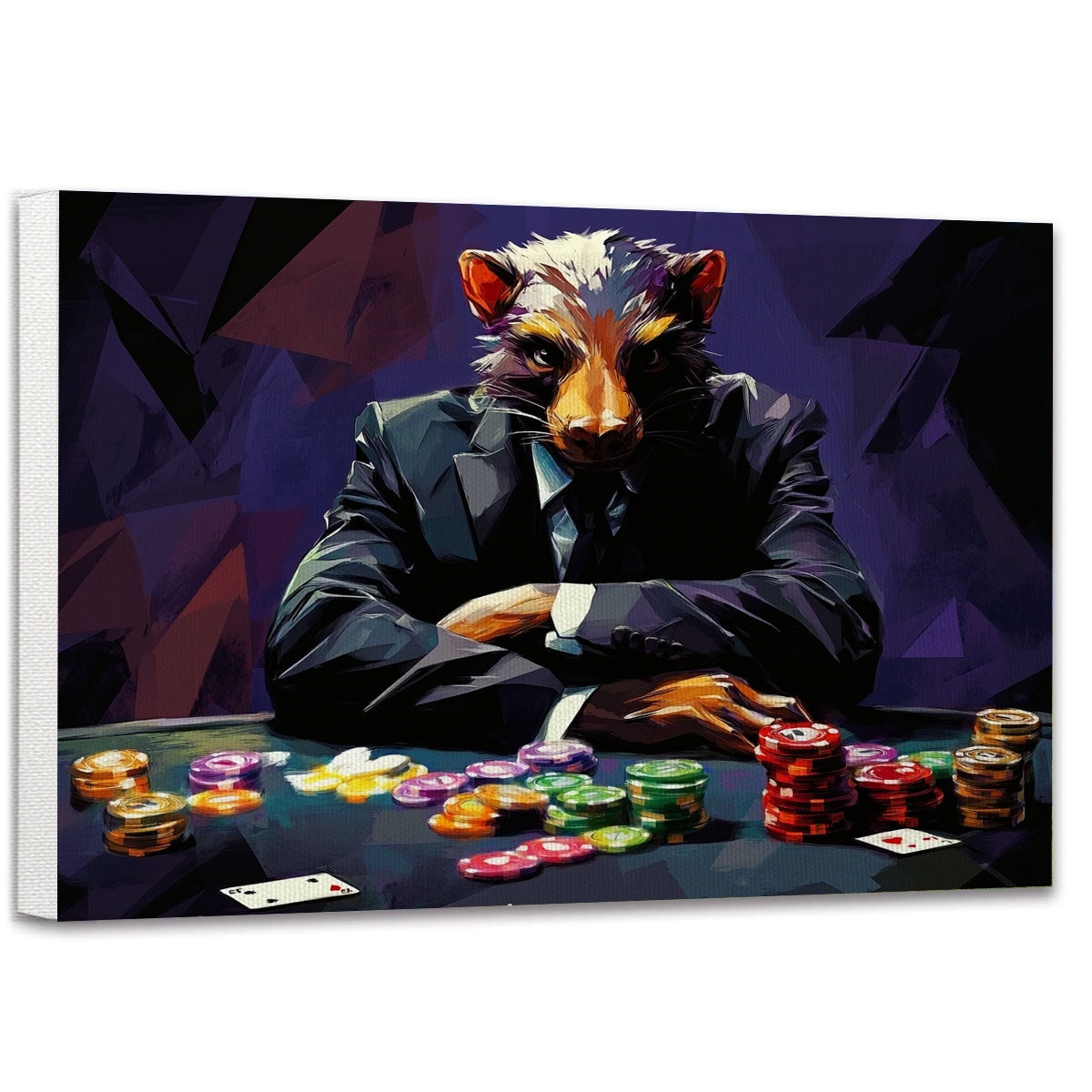 Anteater Playing Poker Poster Wall Art Poster Wall Decor Aesthetic ...
