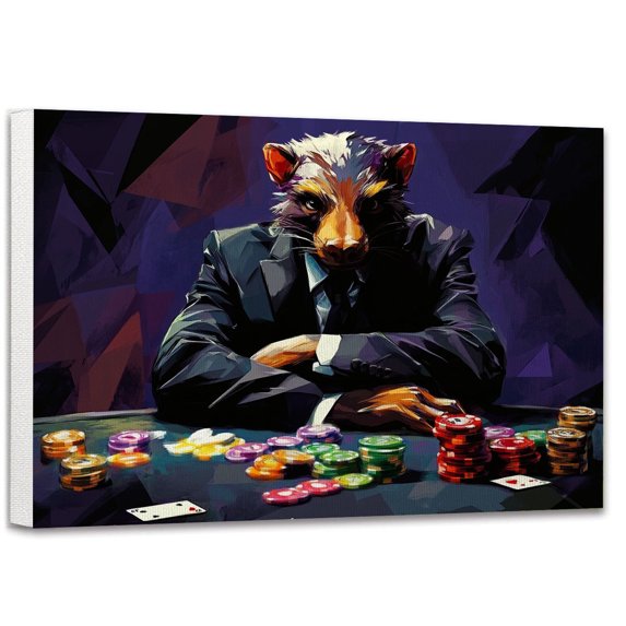 Anteater Playing Poker Poster Wall Art Poster Wall Decor Aesthetic ...