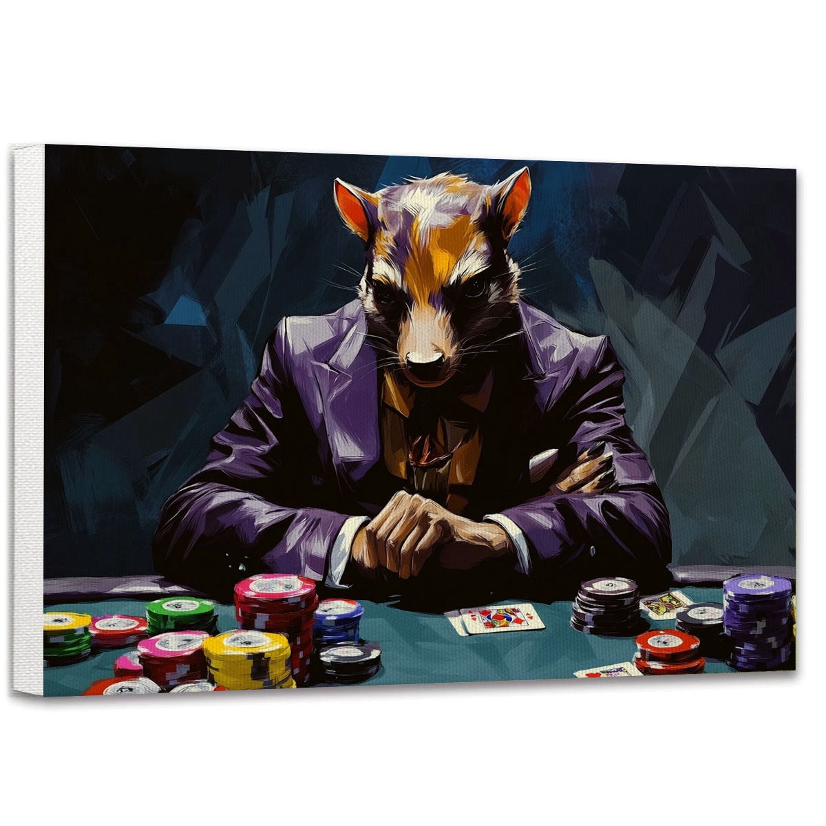 Anteater Playing Poker Poster Wall Art Poster Wall Decor Aesthetic ...