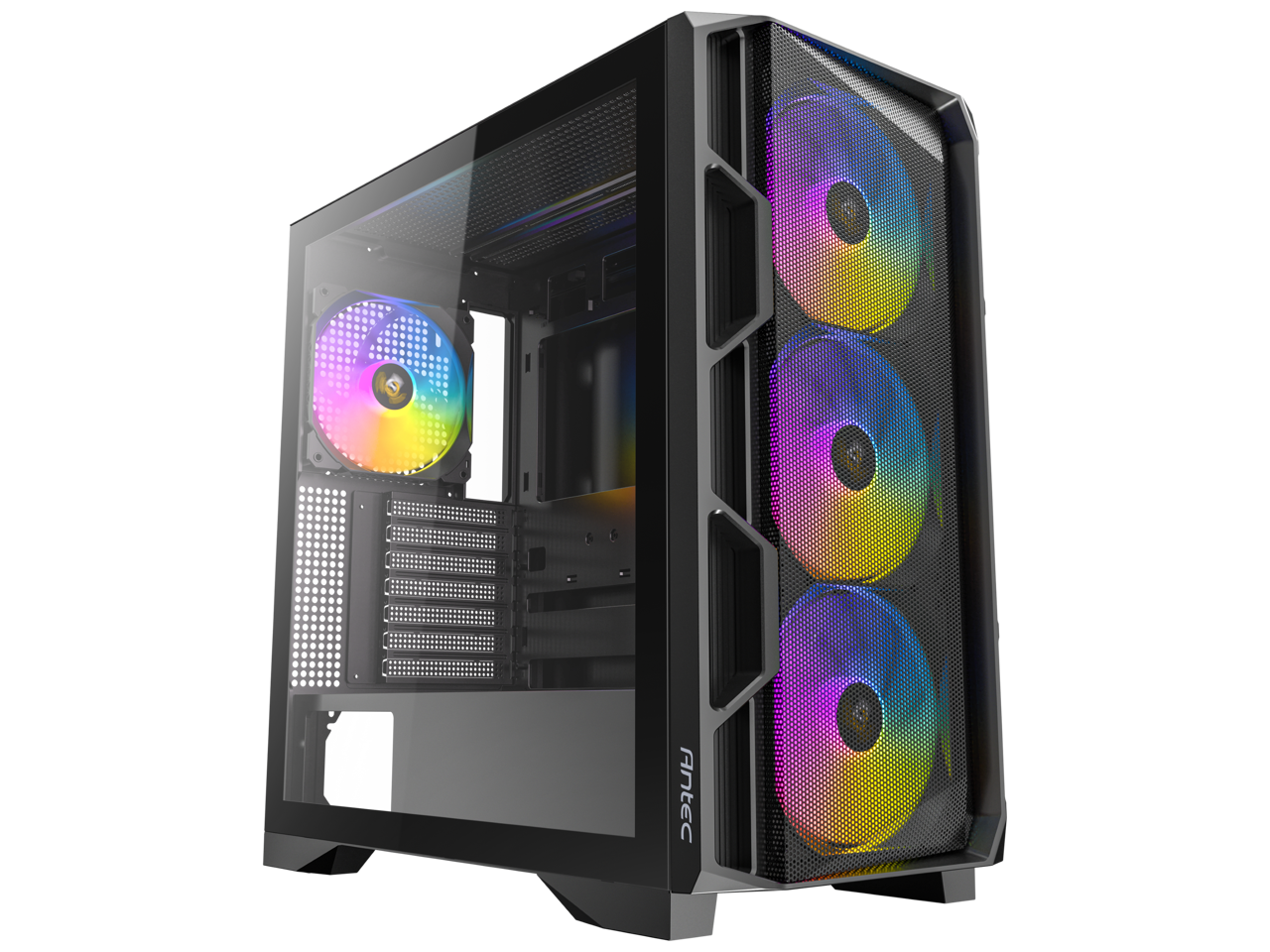 Antec AX1000 ARGB, 4 x 140mm ARGB PWM Fans Included, ARGB PWM Fan ...