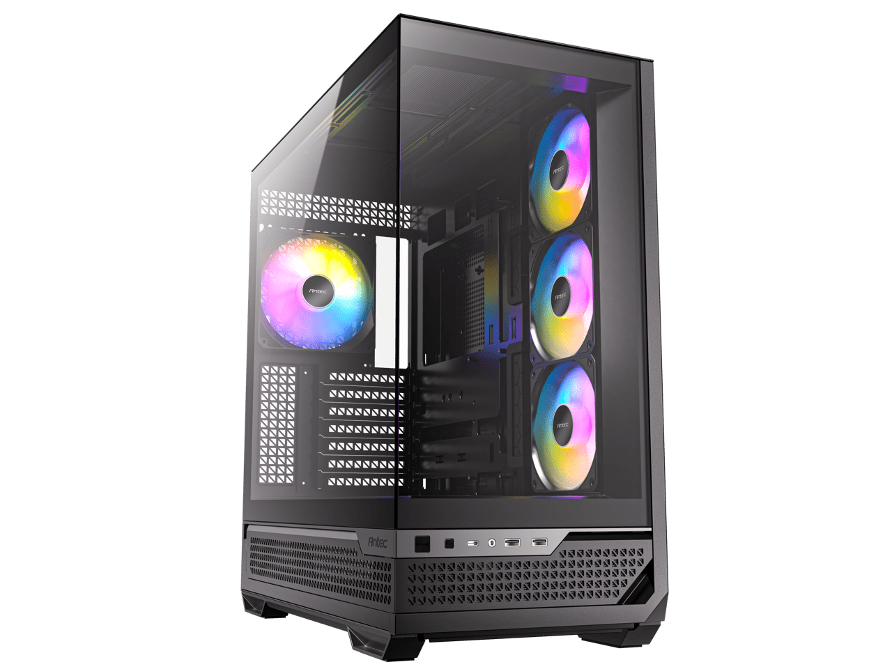 Antec C7 ARGB, RTX 40 GPU Support, 4 x 120mm ARGB PWM Fans Included ...