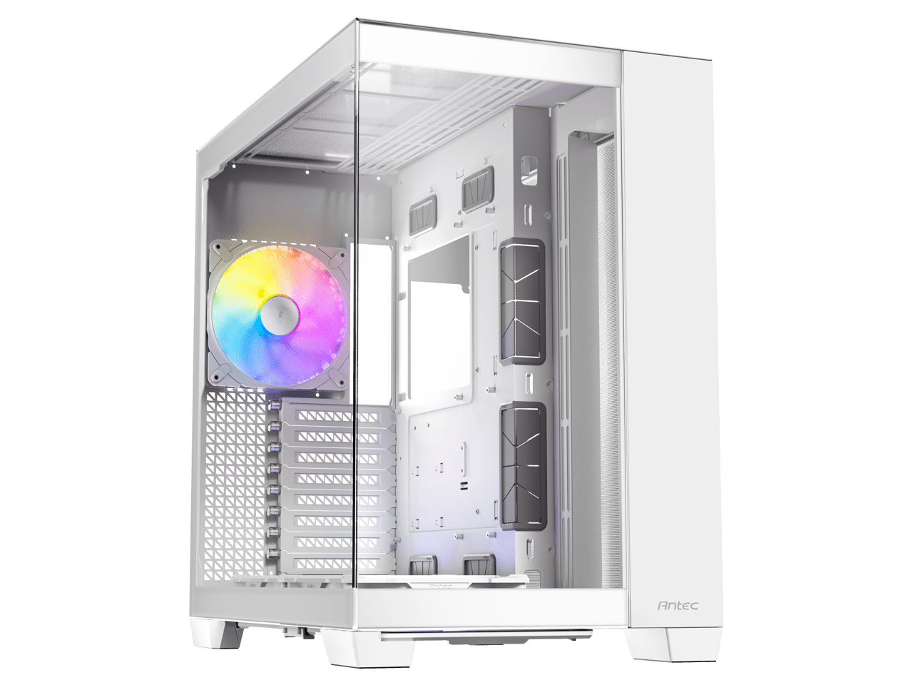Antec C8 ARGB White, 2x TQR 160mm & 1x TQ 140mm ARGB PWM Fans Included,dual-chamber layout, Type ...
