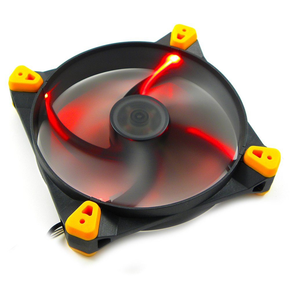 Antec LED Fan Cooling SSF20 True Quiet 120 Red Red - Walmart.com