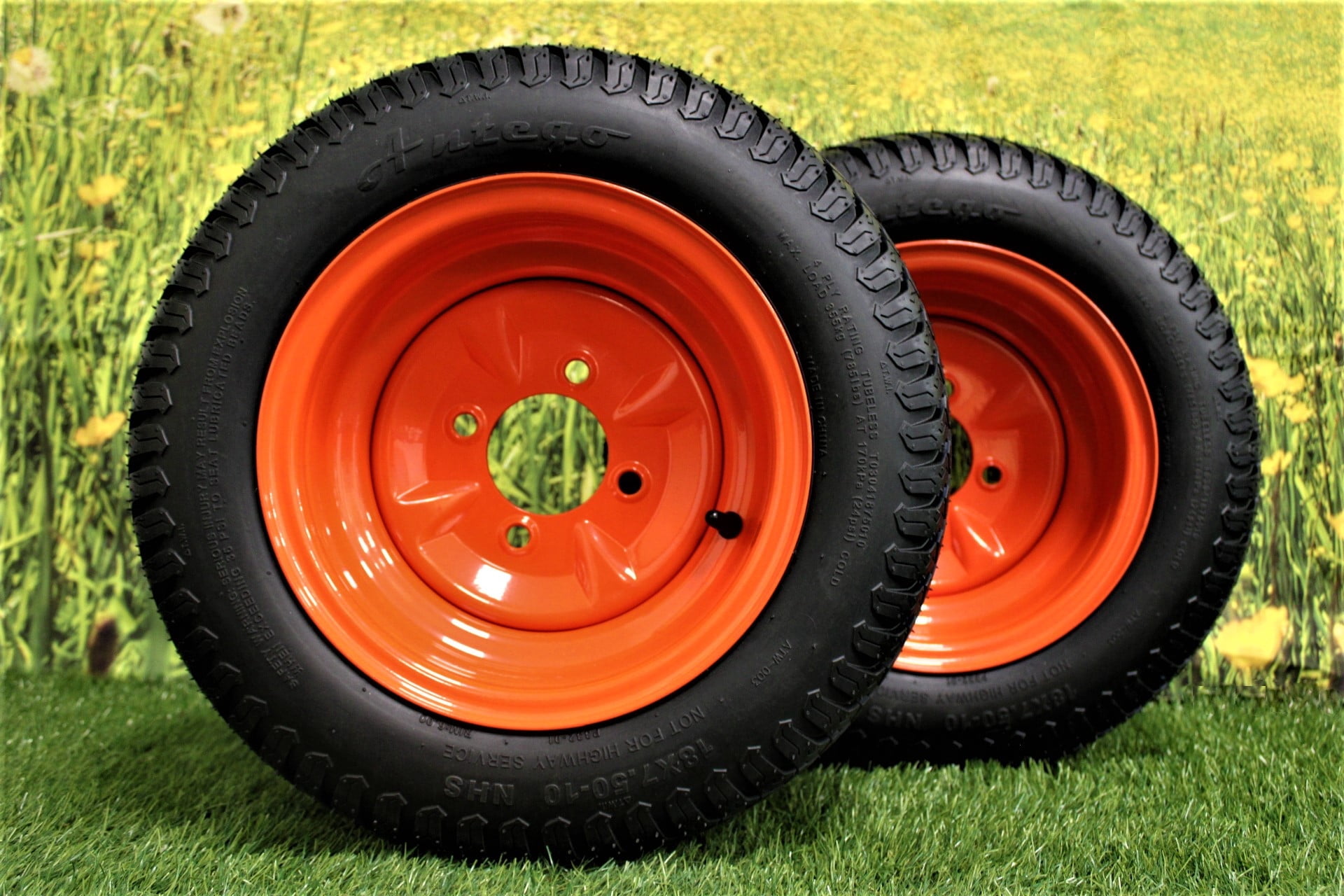 Antego (Set of 2) 18x7.50-10 | Perfect Fit for Kubota Part #K3001-17300 ...