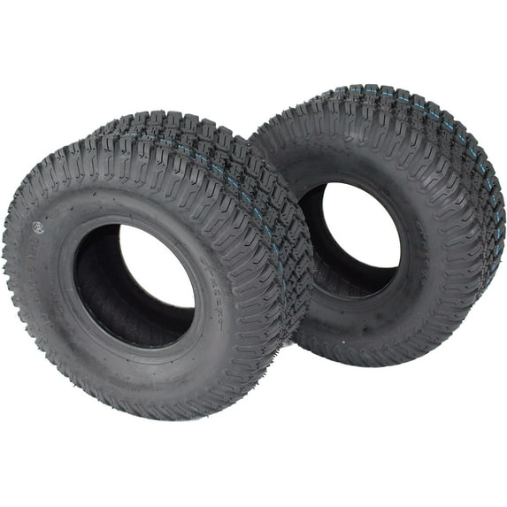 Antego Tire & Wheel - (Set of 2) (ATW-003) 15x6.00-6NHS Lawn Mower ...