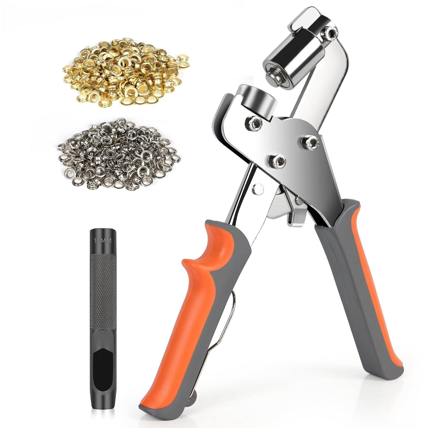 Antelat Grommet Tool Kit Handheld Grommet Pliers Portable Grommet Hand ...