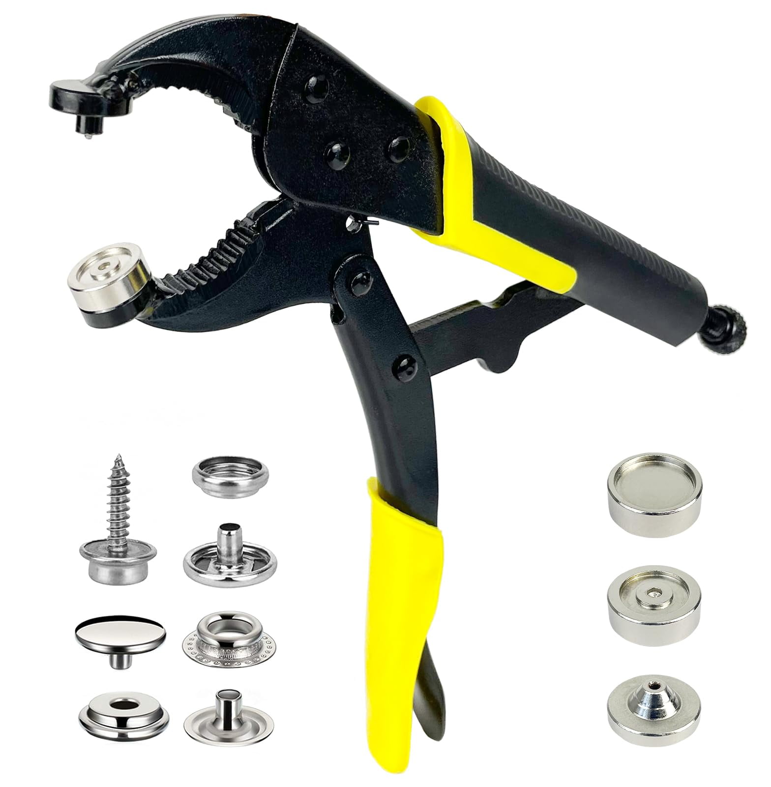 Antelat Heavy Duty Snap Fastener Tool Adjustable Snap Setter Tool ...