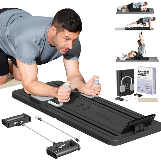 Antelat Pilates Board - Pilates Reformer Set, Multi-Purpose Foldable ...
