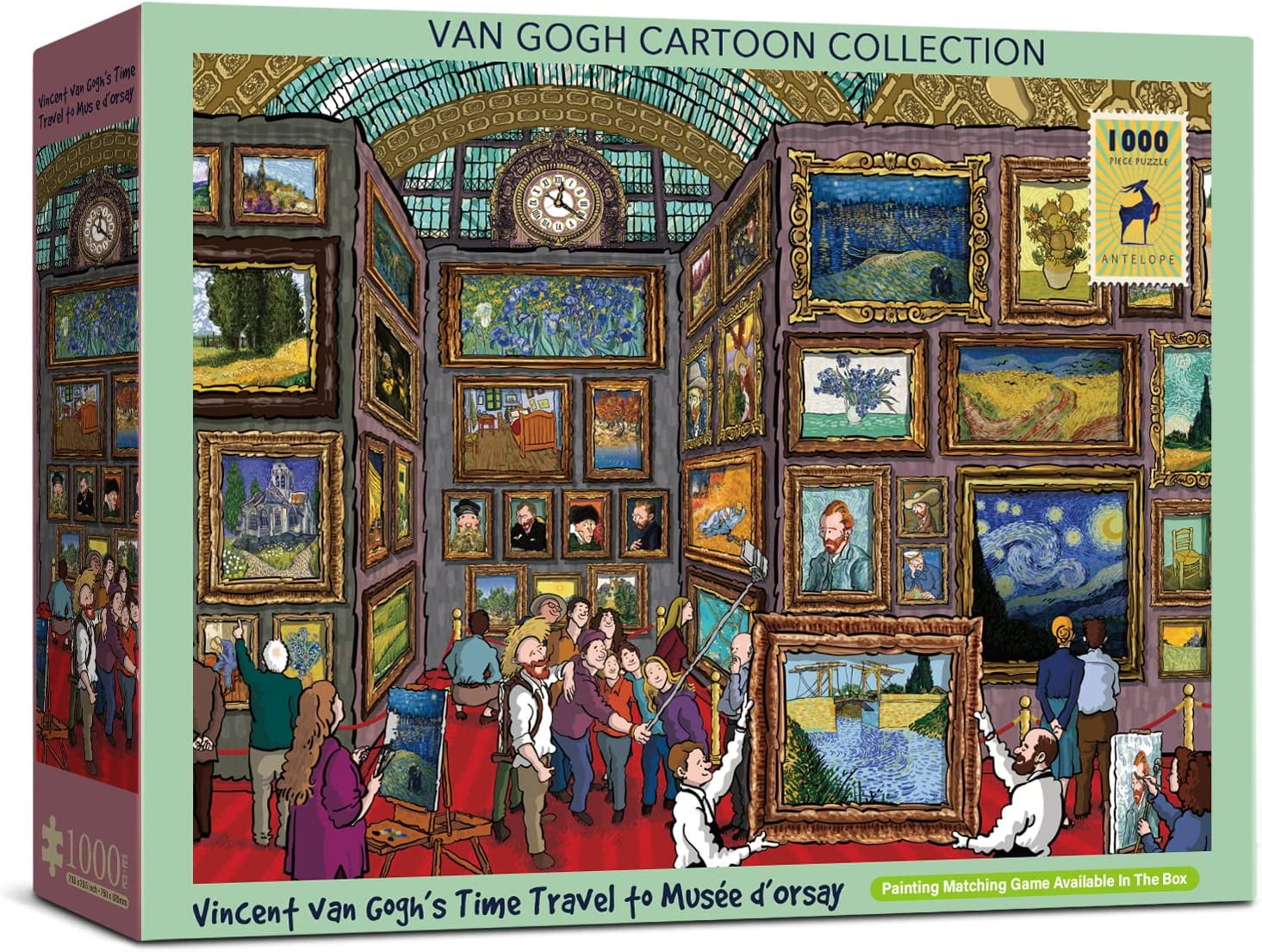 Antelope - 1000 Piece Puzzle for Adults, Van Gogh Jigsaw Puzzles 1000 ...