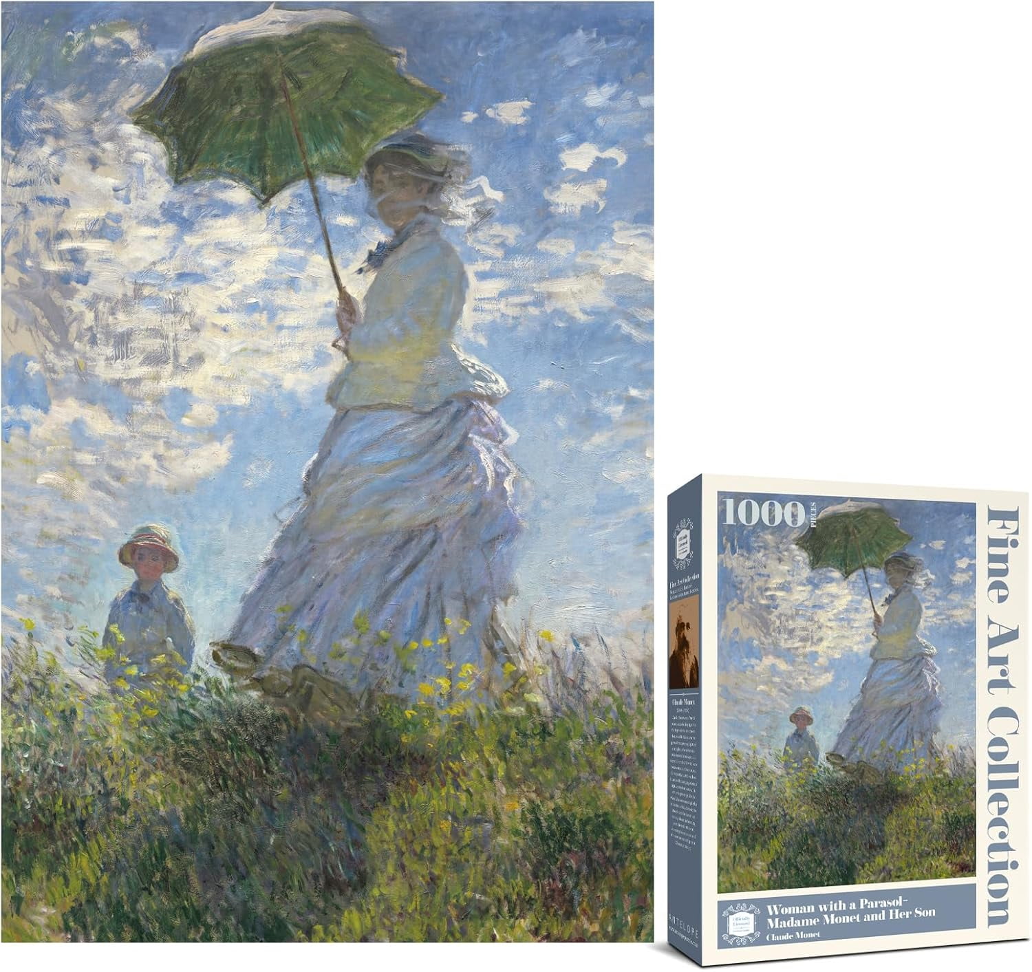 Antelope - 1000 Piece Puzzle for Adults, Woman with a Parasol - Madame ...