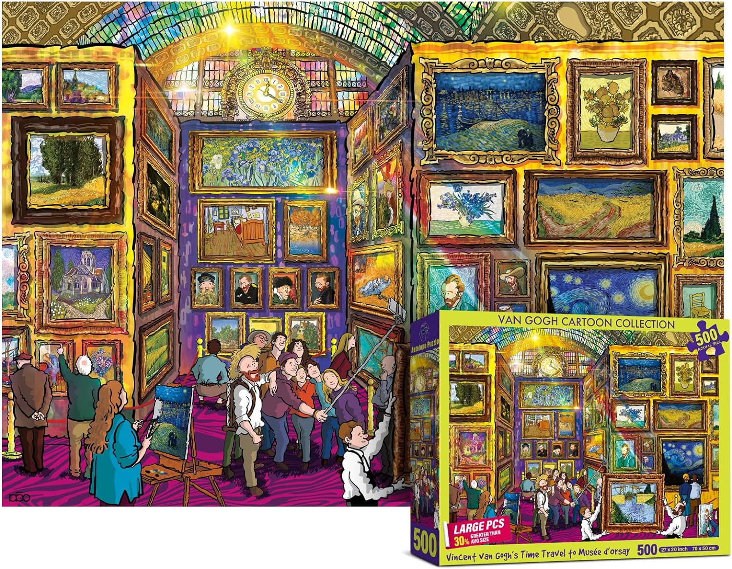 Antelope - 500 Piece Large Format Jigsaw Puzzle for Adults, Van Gogh ...