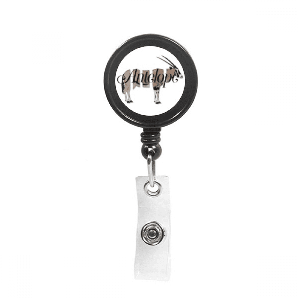 Antelope Body Segregation Assemblage Retractable Keychain Badge Holder ...