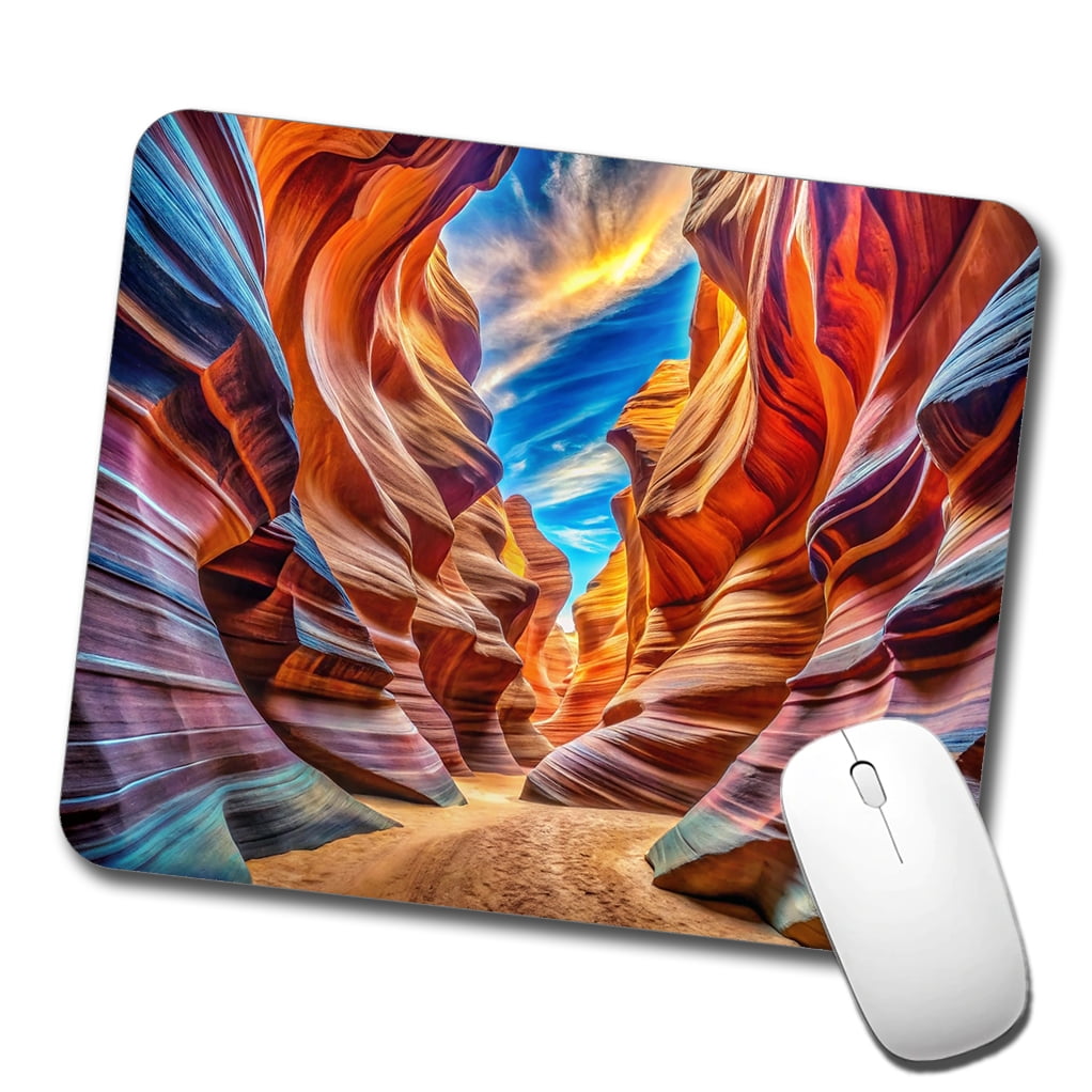 Antelope Canyon Arizona Watercolor Style Mouse Pad Low Profile Gaming ...
