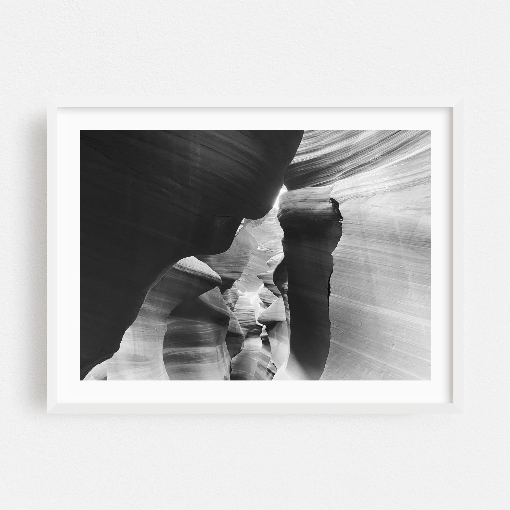 Antelope Canyon Black & White II - Arizona Photography Abstract Black ...