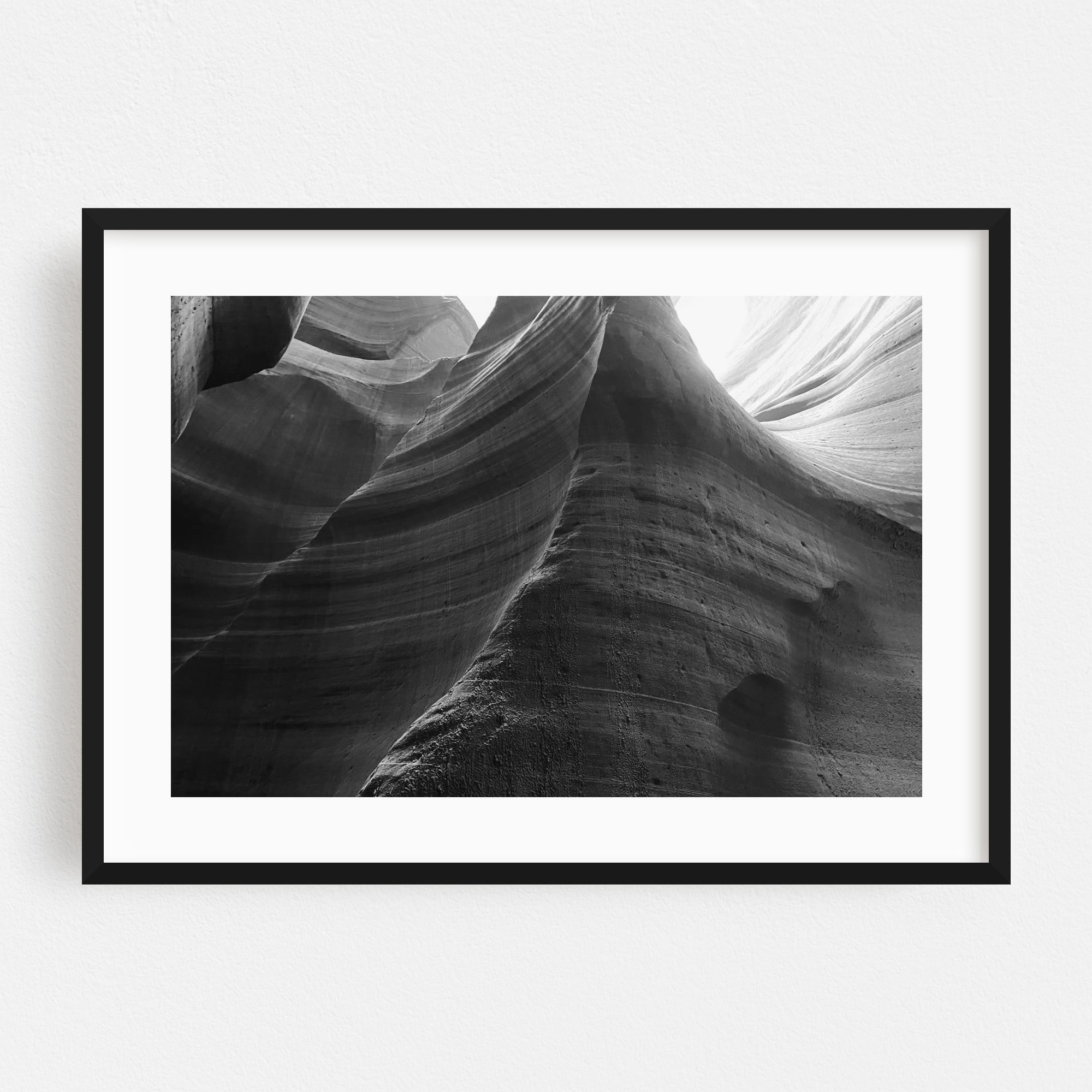 Antelope Canyon Black & White XIX - Arizona Photography Black and White ...