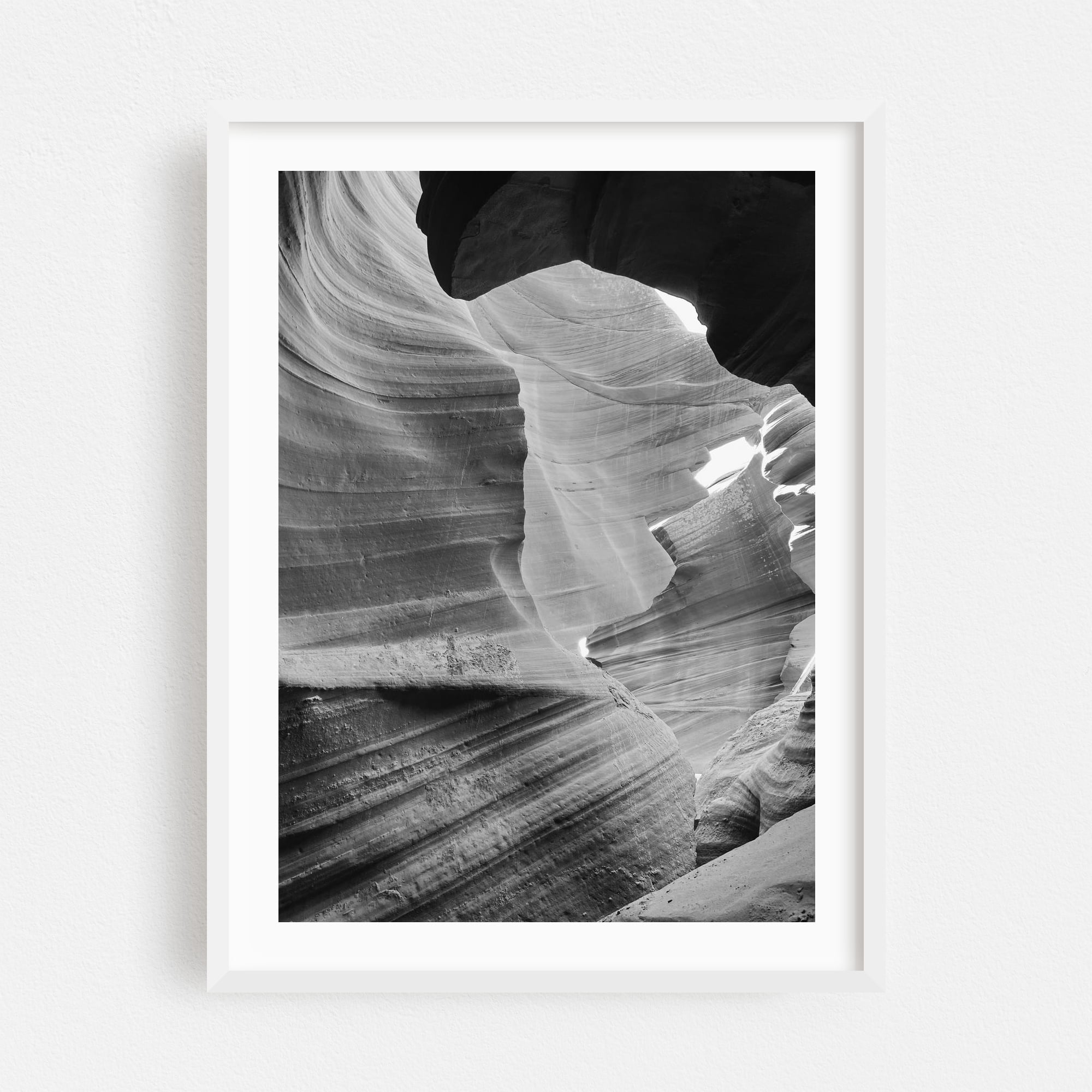 Antelope Canyon Black & White XLII - Arizona Photography Black and ...