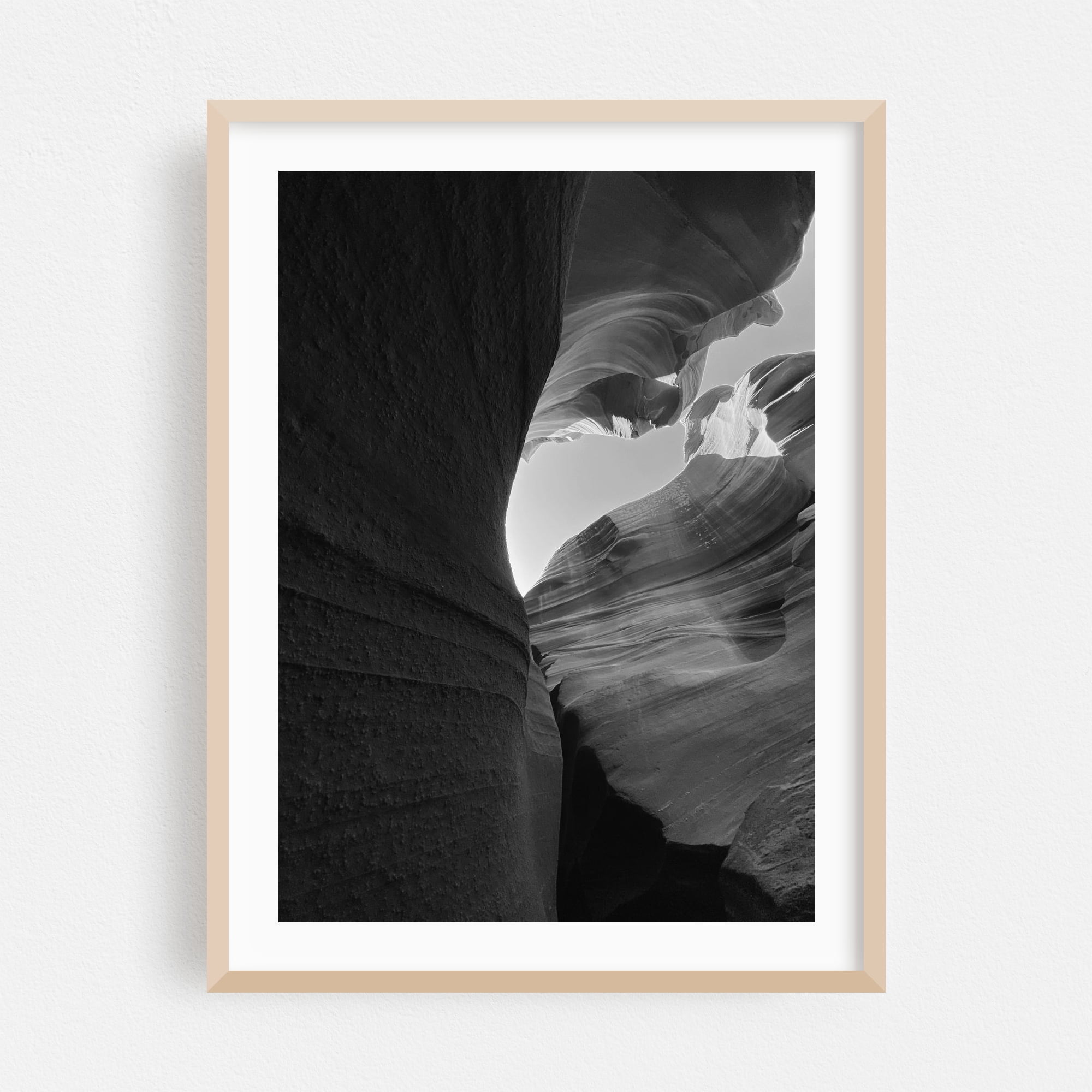 Antelope Canyon Black & White XLVI - Arizona Photography Black and ...