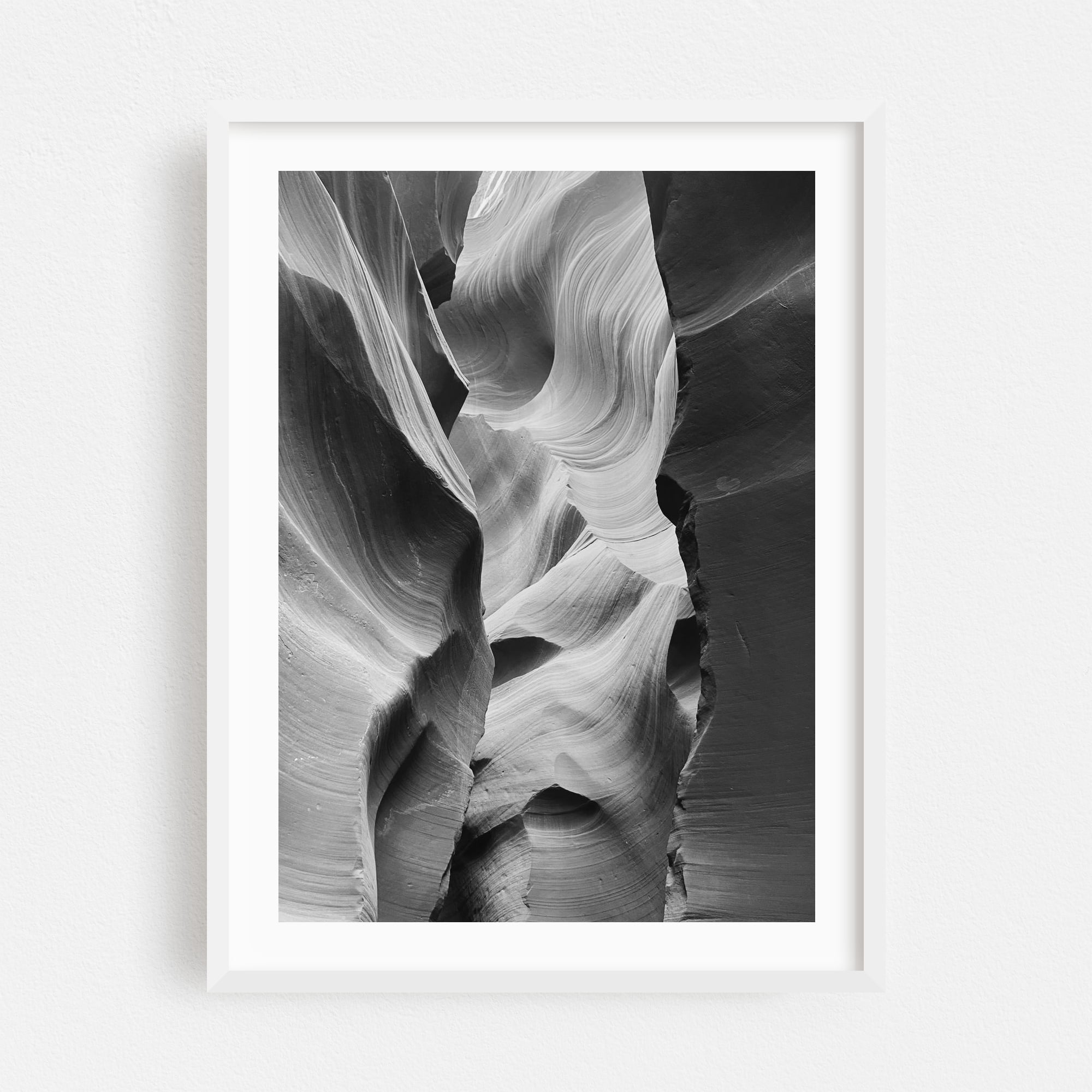 Antelope Canyon Black & White XVIII - Arizona Photography Abstract ...