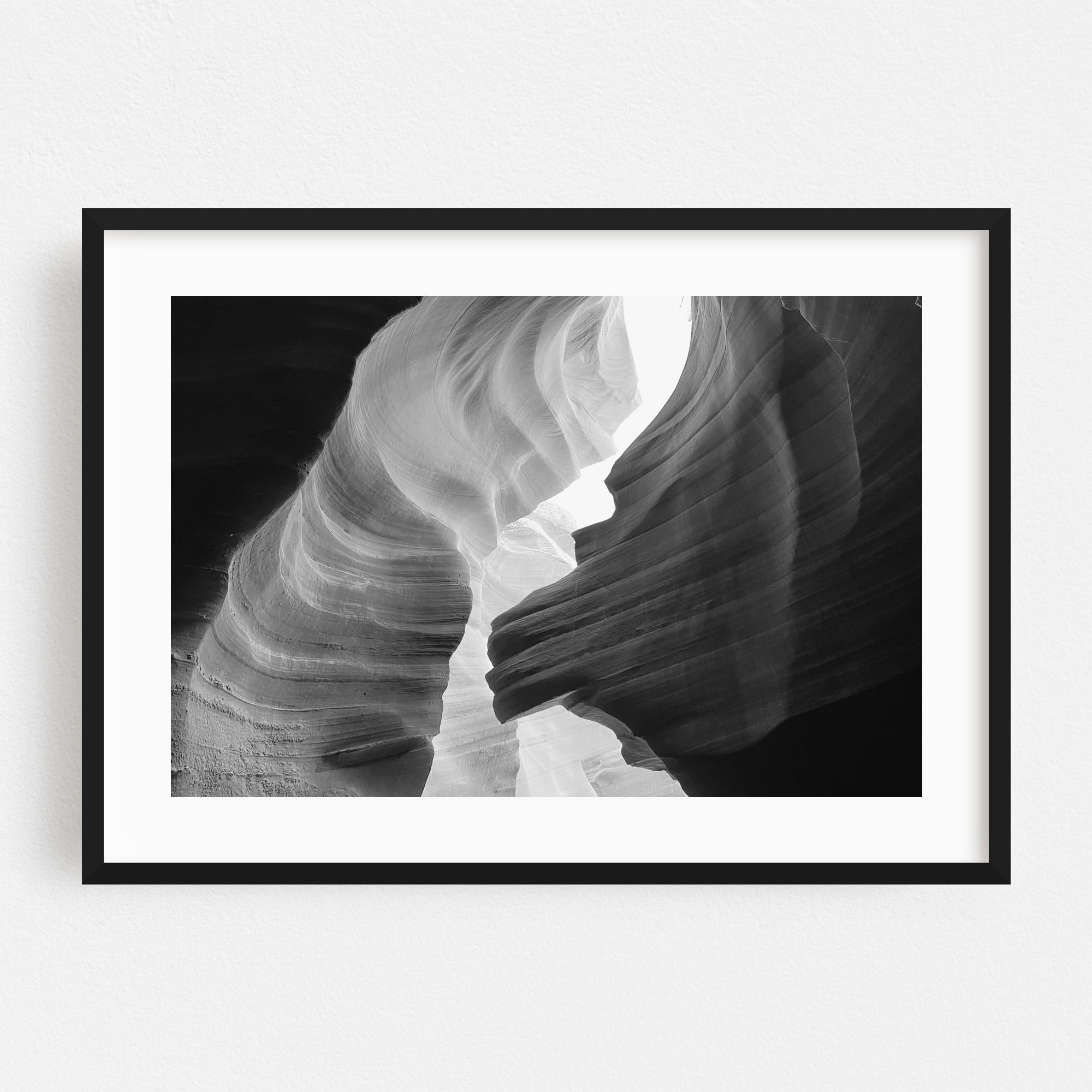 Antelope Canyon Black & White XXV - Arizona Photography Abstract Black ...