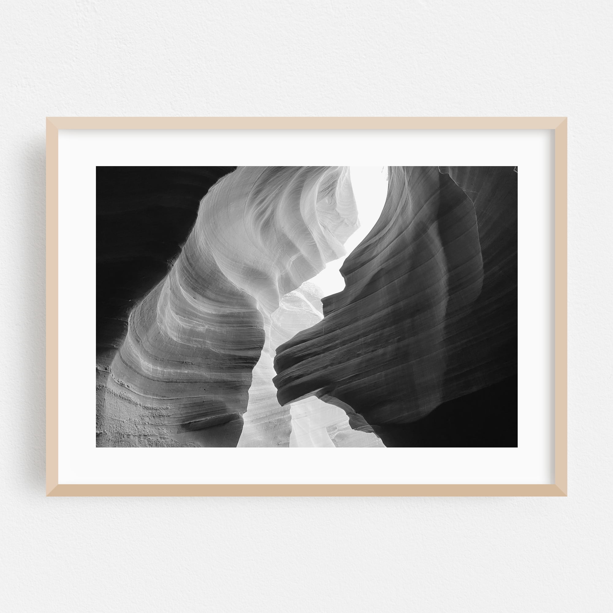 Antelope Canyon Black & White XXV - Arizona Photography Abstract Black ...