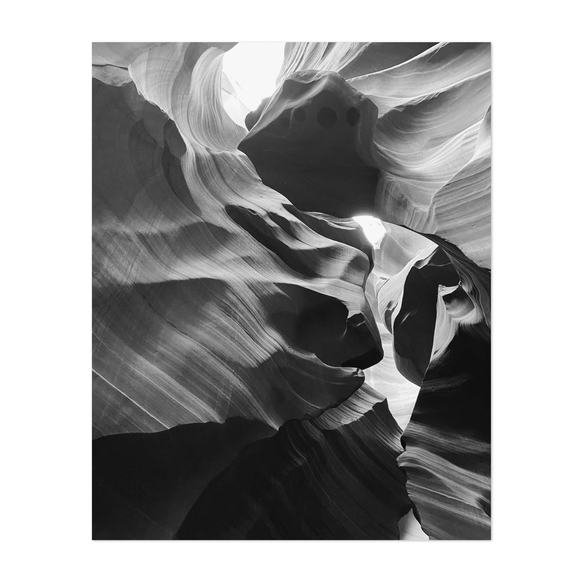 Antelope Canyon Black & White XXXIII - Arizona Photography Abstract ...