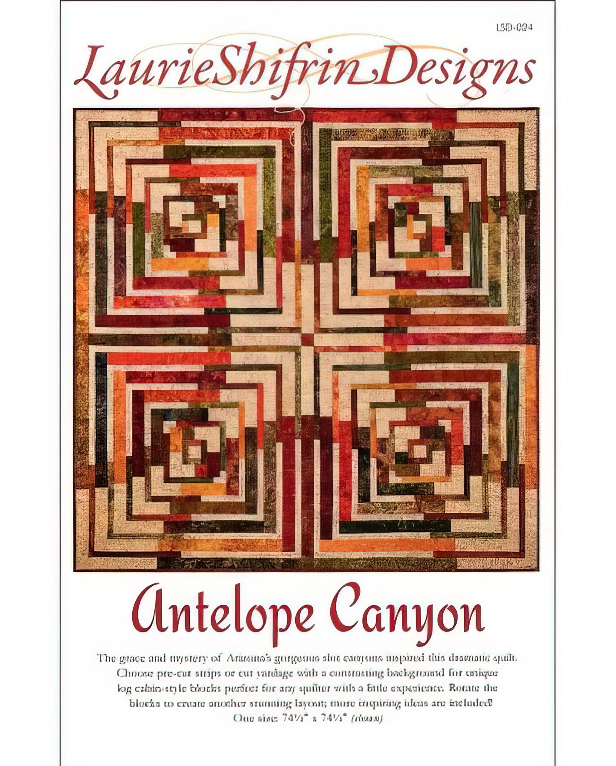 Antelope Canyon Quilt Pattern by Laurie Shifrin Designs - Walmart.com