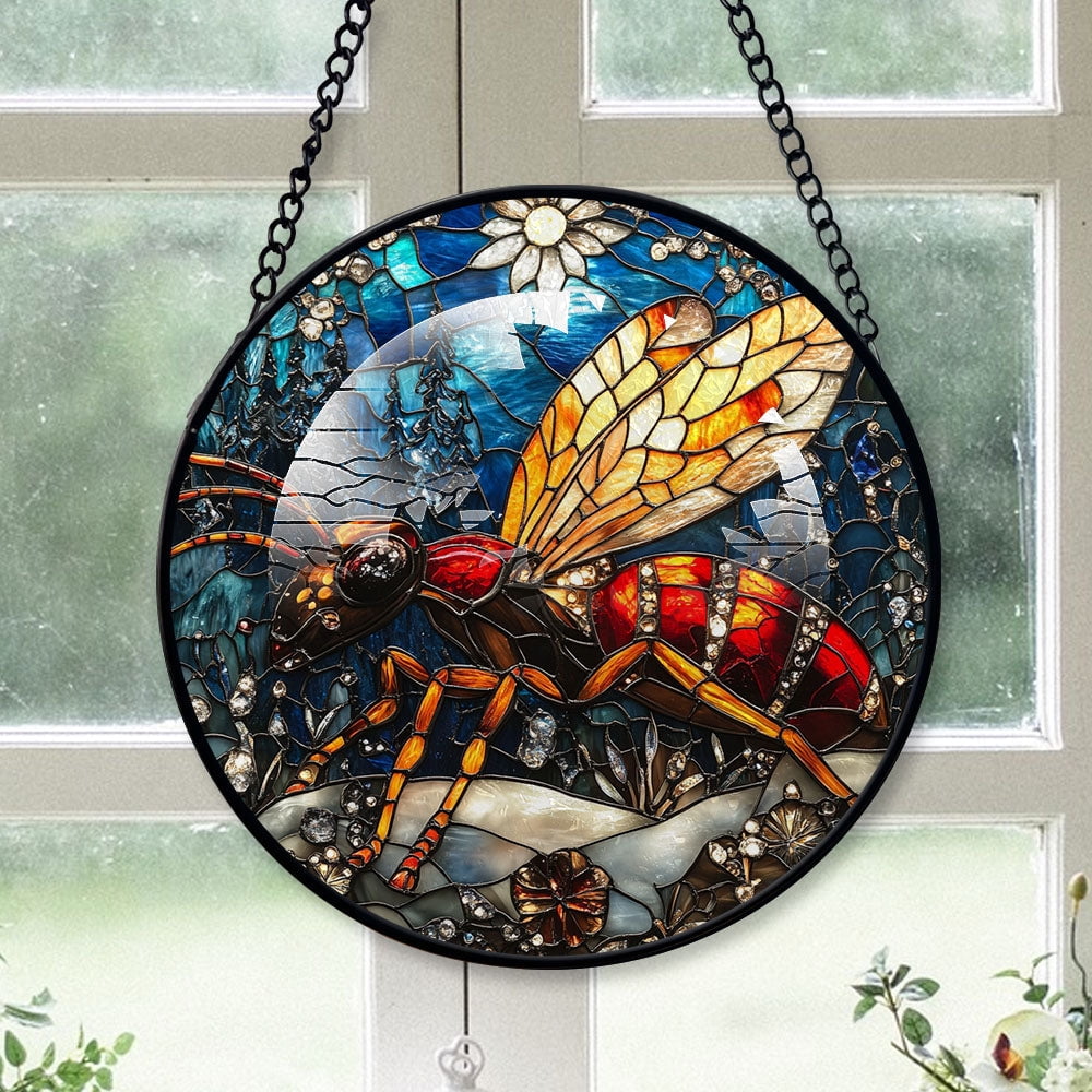 Antelope Ornament Christmas 2025, Antelope Stained Glass Window Hanging ...