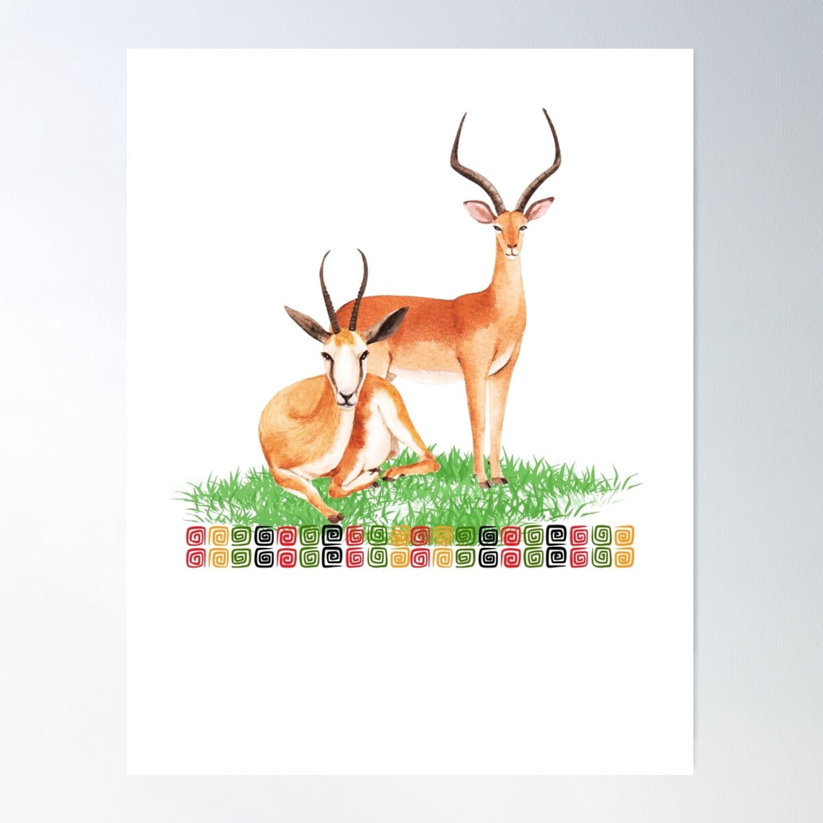 Antelope Poster Wall Art, Modern Wall Decor For Living Room Bedroom ...