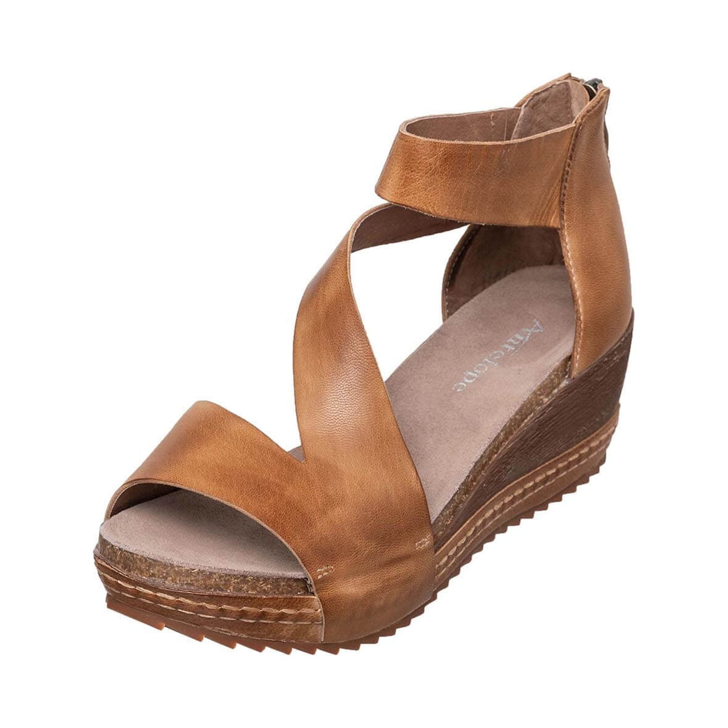Antelope Women's Davi Leather Wedge Sandals - Walmart.com