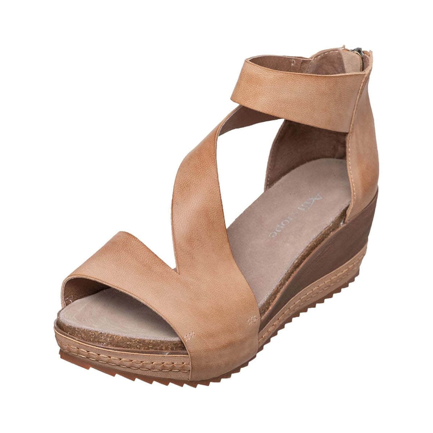 Antelope Women's Davi Leather Wedge Sandals - Walmart.com