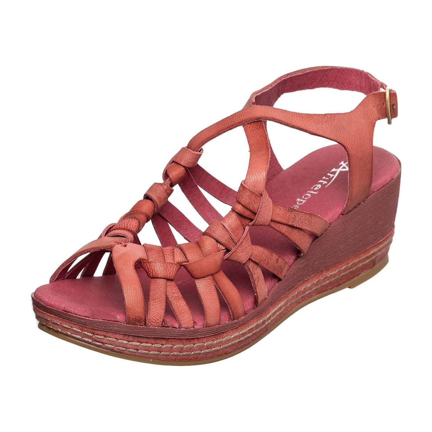 Antelope Women's Genna Leather Wedge Sandals - Walmart.com