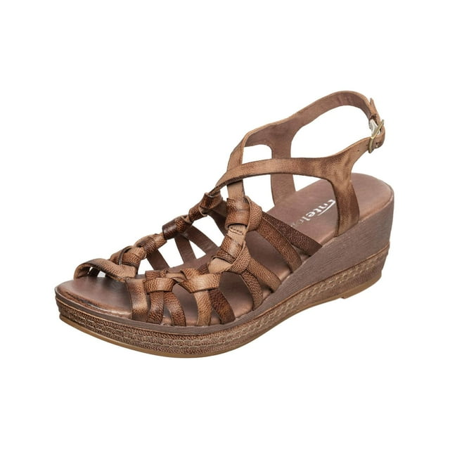 Antelope Women's Genna Leather Wedge Sandals - Walmart.com