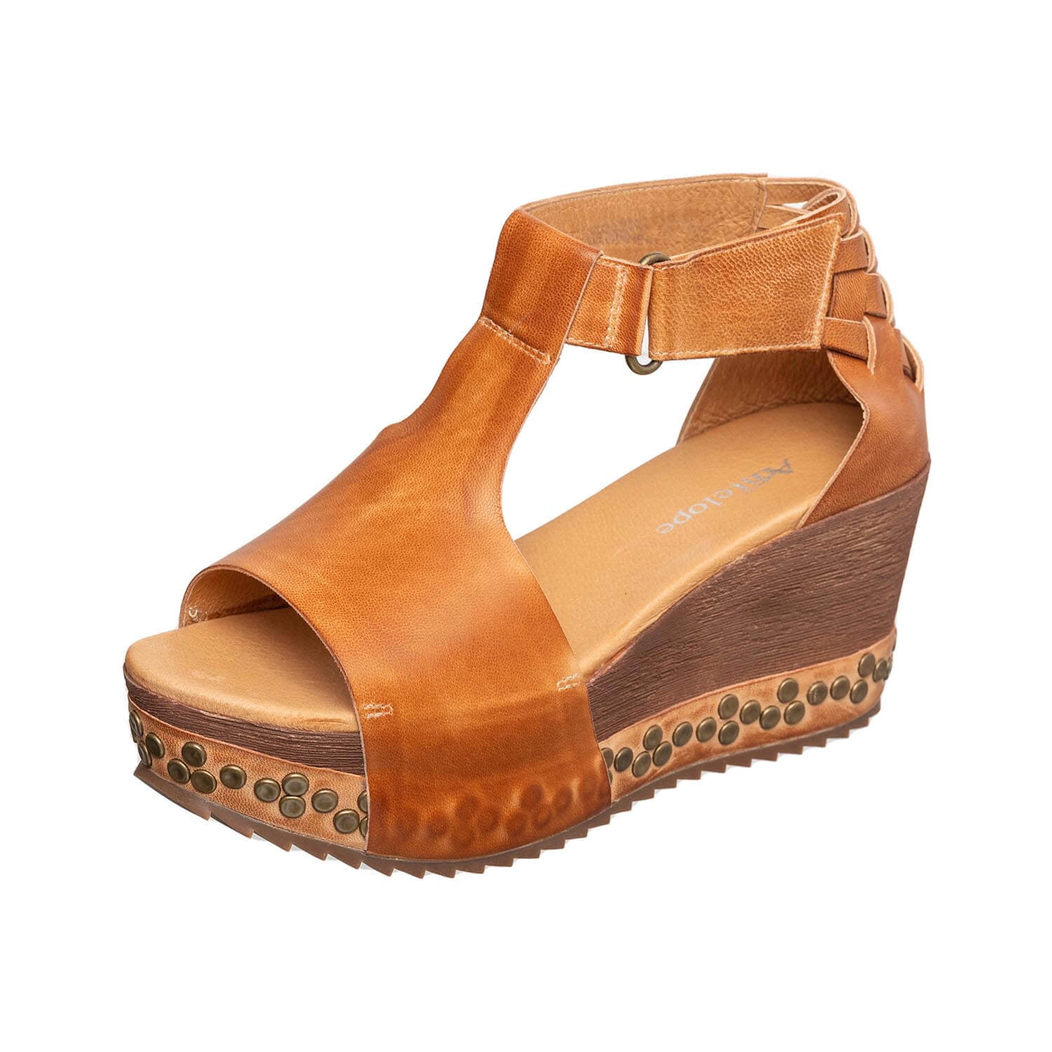 Antelope Women's Kalona Leather Wedge Platform Sandals - Walmart.com