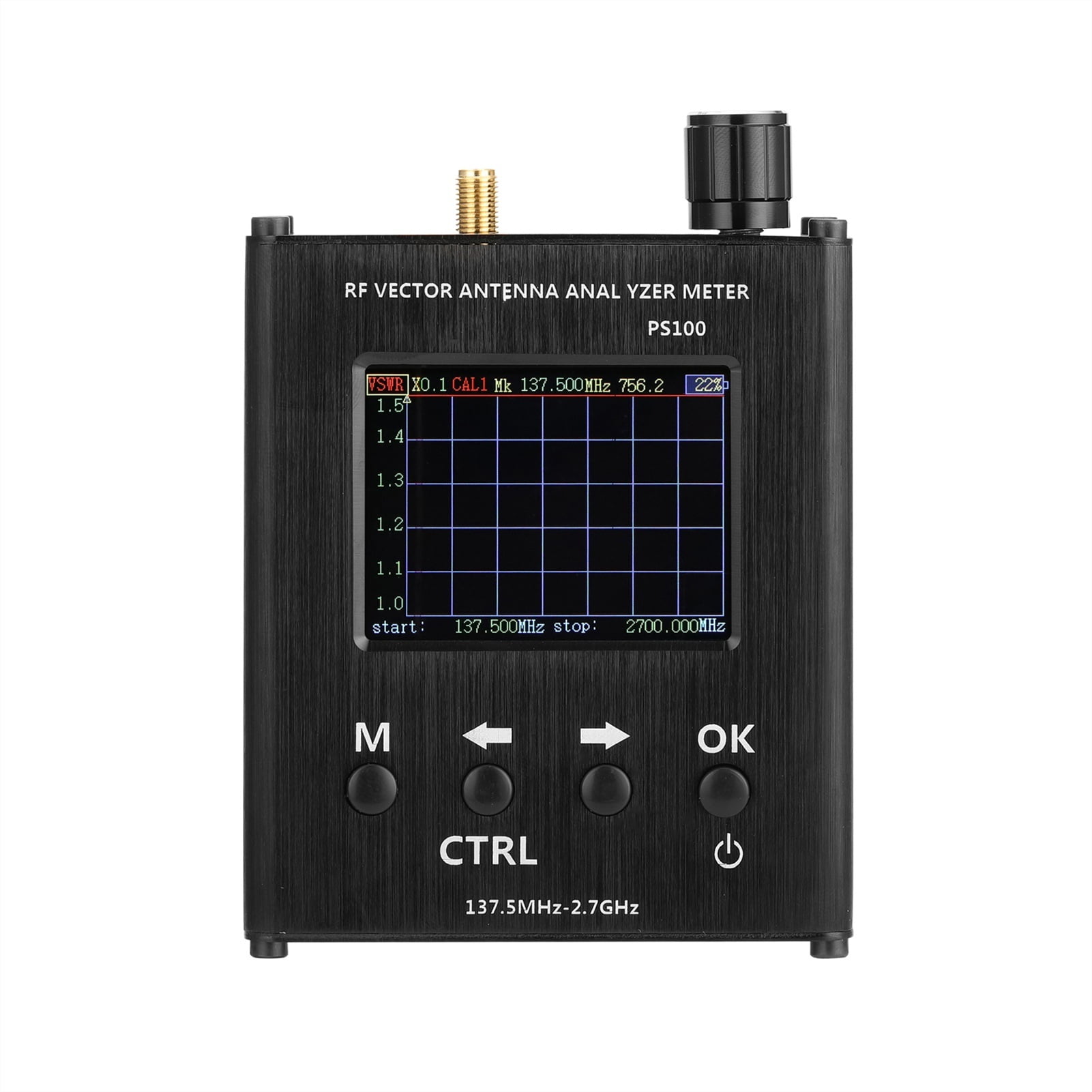 Antenna Analyzer 137.5MHz-2.7GHz Standing Wave Meter Antenna Tester RF ...