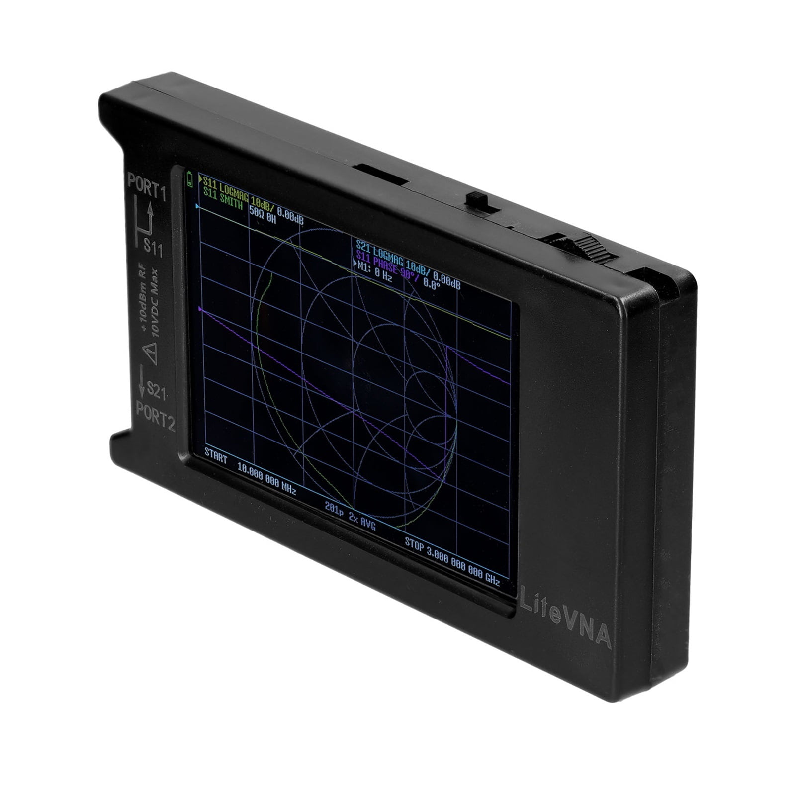 Antenna Analyzer VNA64 50kHz-6.3GHz Vector Network Analyzer HF VHF UHF Antenna With 3.95 Inch ...