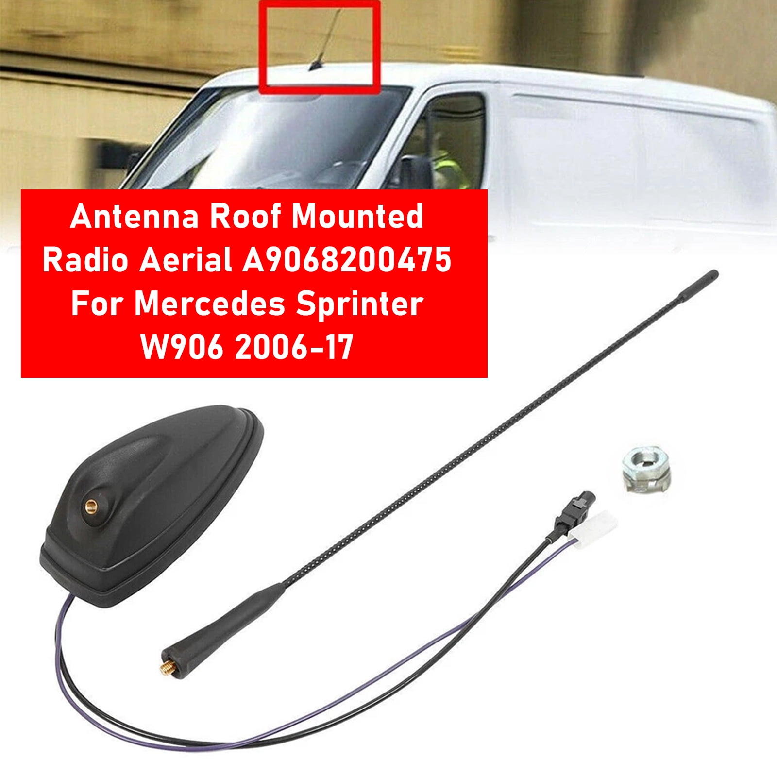 Antenna Roof Mounted Radio Aerial A9068200475 For Mercedes Sprinter ...