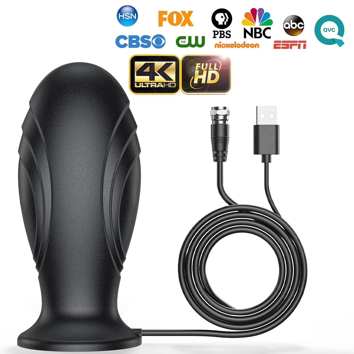 Antenna for TV,Indoor Digital TV Antenna– Powerful Signal Booster up to ...