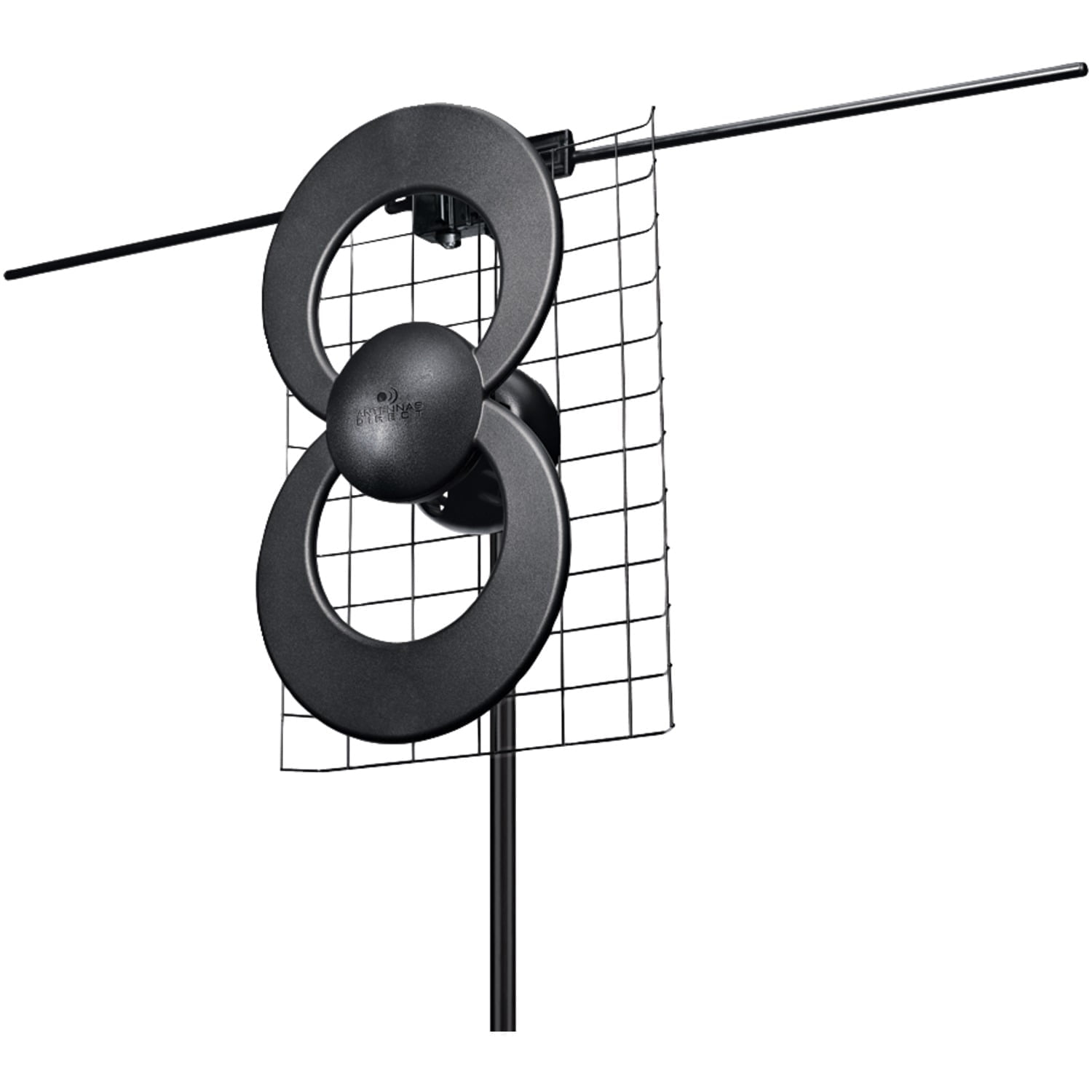 Antennas Direct ClearStream 2V, Indoor/Outdoor TV Antenna, 60+ Mile ...