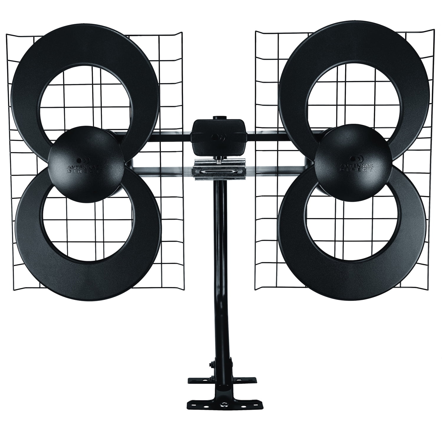Antennas Direct ClearStream 4 Indoor/Outdoor UHF TV Antenna, 70+ Mile ...