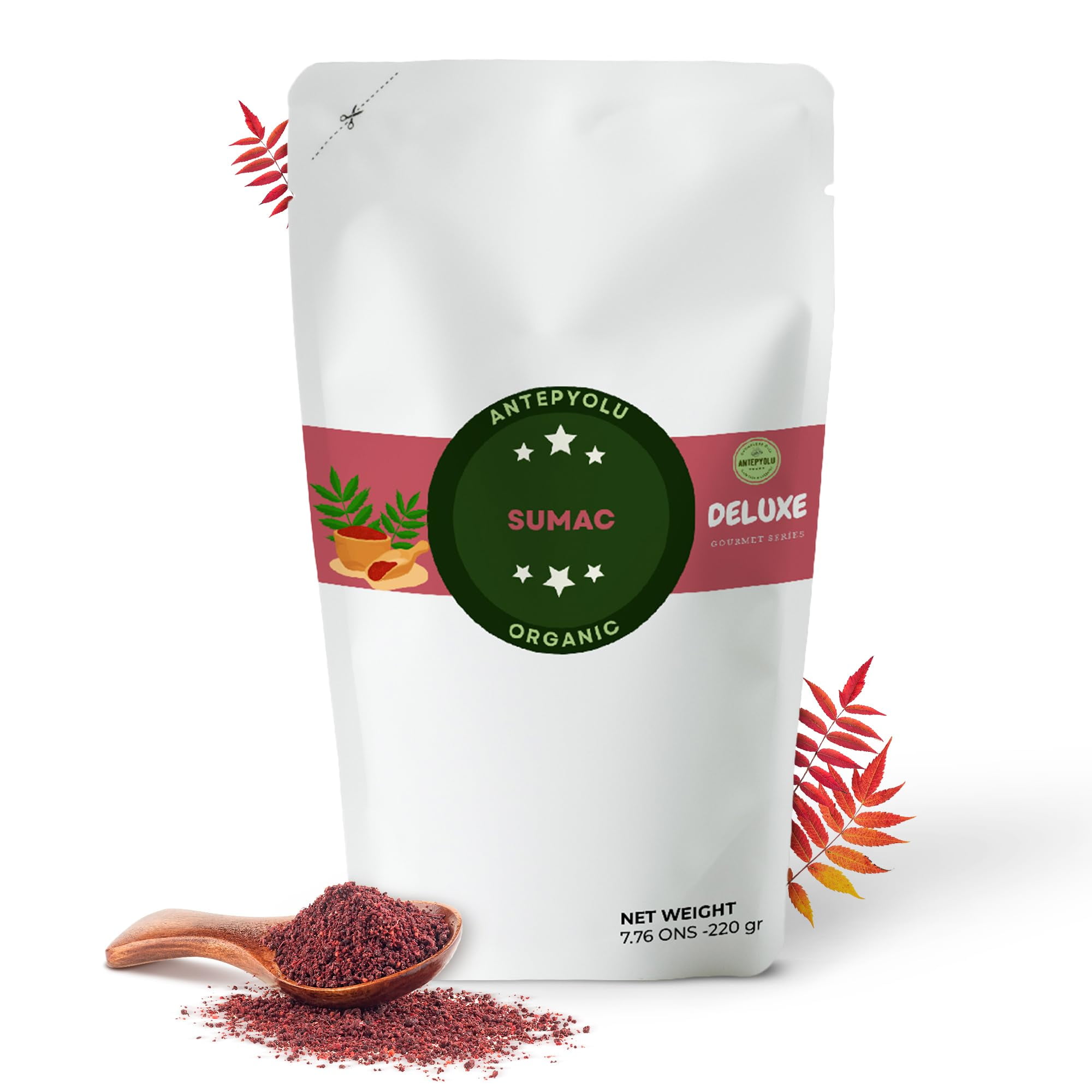 Antepyolu Sumac Powder, Sumac SAF21 Seasoning Powder, No-Gmo, Pure 100% ...