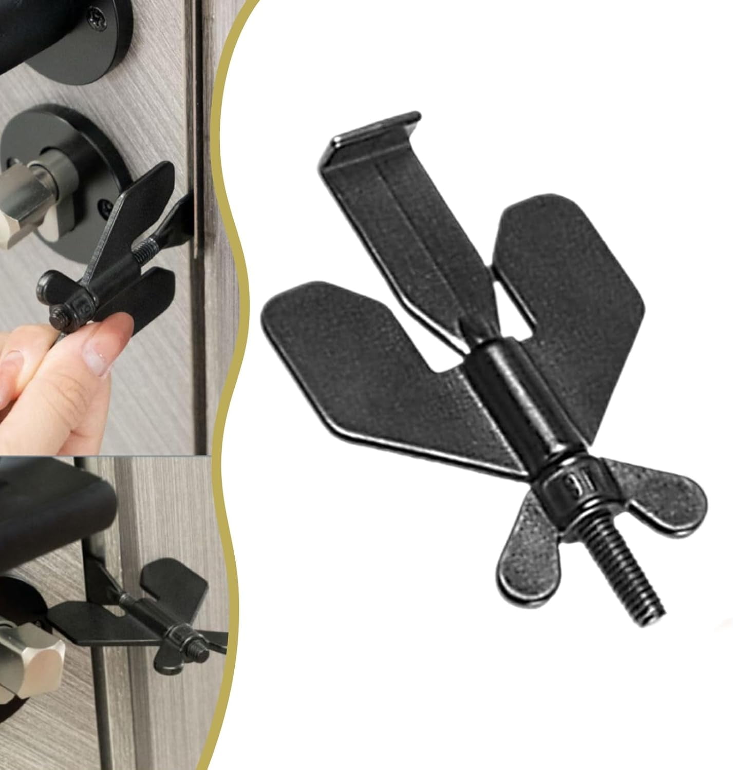 Anterlock - Premium Door Lock， Portable Door Lock, Home Security Door ...