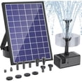 Solar Fountain Pump for Bird Bath 6.5W, Solar Water Pump with Dry-Run ...